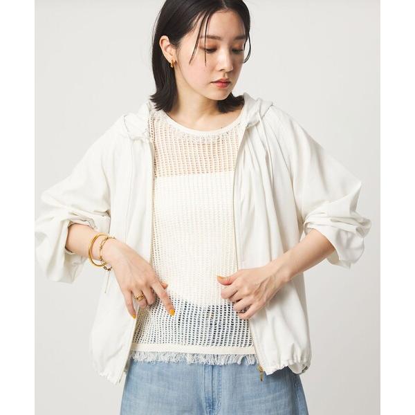 ZOZO問い合わせ番号:105702611ショップ:green label relaxing，グリーンレーベル リラクシングブランド:green label relaxing，グリーンレーベルリラクシング商品名:シアー フーディ ブルゾン ...