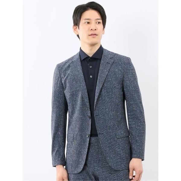 『タイムセール実施中』ZOZO問い合わせ番号:105702675ショップ:TAKA-Q，タカキューブランド:TAKA-Q，タカキュー商品名:【ストレッチ 接触冷感 ハンドウォッシャブル】タカキュー TechCool 2ボタン ジャケット 紺...