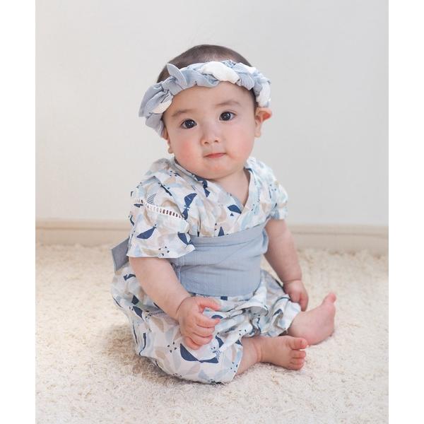 ZOZO問い合わせ番号:105702742ショップ:DADWAY，ダッドウェイブランド:DADWAY，ダッドウェイ商品名:mocmof 帯付き 浴衣ロンパースカテゴリ:水着/着物・浴衣>浴衣ブランド品番:AKMOC6226600718...