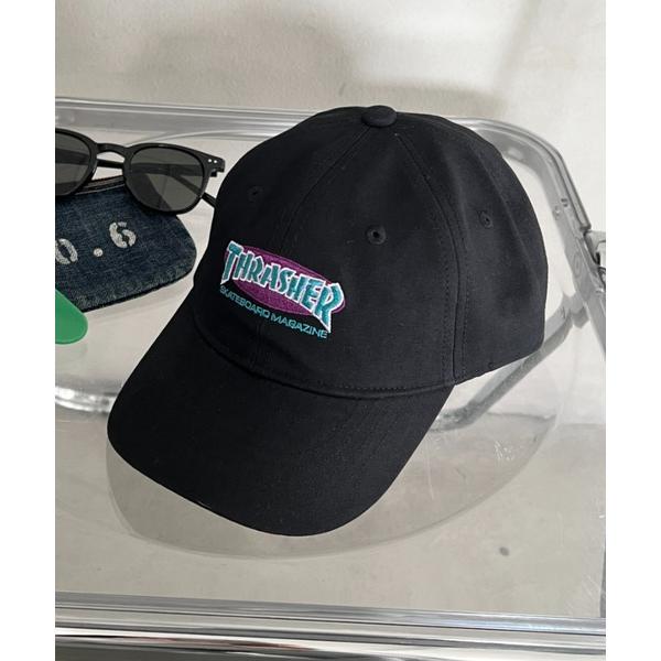 『タイムセール実施中』ZOZO問い合わせ番号:105702834ショップ:Outfitter lab，アウトフィッターラボブランド:THRASHER，スラッシャー商品名:THRASHER ロゴ刺繍 キッズ カーブバイザー ローキャップカテゴ...