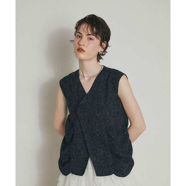 ZOZO問い合わせ番号:105703191ショップ:tocco closet／&amp;. NOSTALGIA，トッコ　クローゼット　／　アンドドットノスタルジアブランド:ARVELLIA，アルベリア商品名:STRUCTURED TWEED...