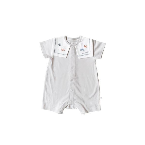 ※このアイテムは返品・交換対象外商品です。ZOZO問い合わせ番号:105703576ショップ:DADWAY，ダッドウェイブランド:DADWAY，ダッドウェイ商品名:mocmof 水族館セーラーロンパースカテゴリ:ママ＆ベビー>ロンパー...
