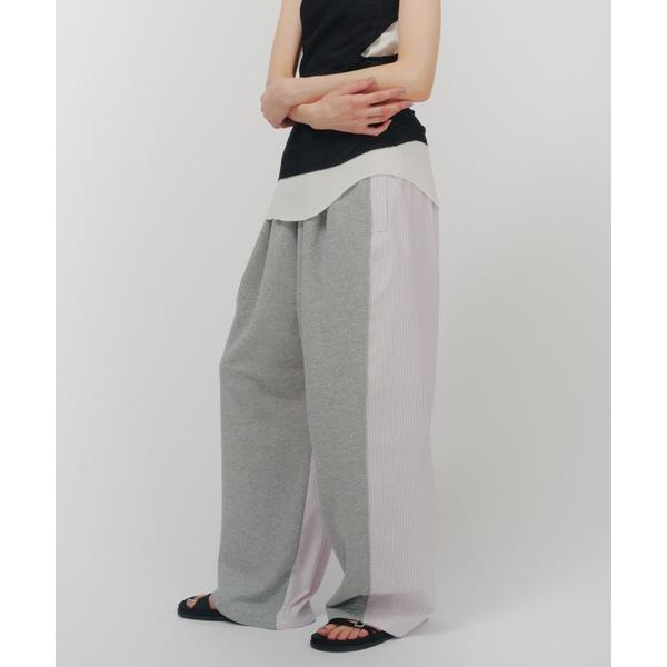 ZOZO問い合わせ番号:105703611ショップ:THINGS THAT MATTER，シングスザットマターブランド:THINGS THAT MATTER，シングス ザット マター商品名:LIGHT STRIPE SWEAT PANTS ...