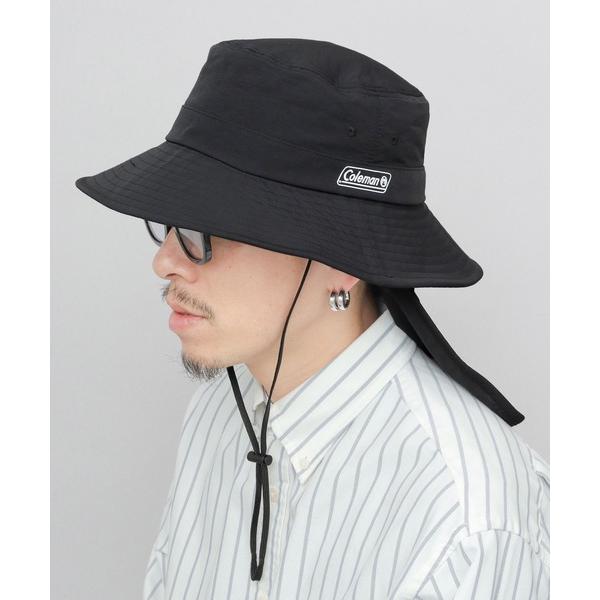 ZOZO問い合わせ番号:105703648ショップ:A.M.S.，エーエムエスブランド:Coleman，コールマン商品名:撥水 タフタナイロン 接触冷感サンシェード付き アドベンチャーハット ダークルームテクノロジー採用（遮光・UV遮断・遮...