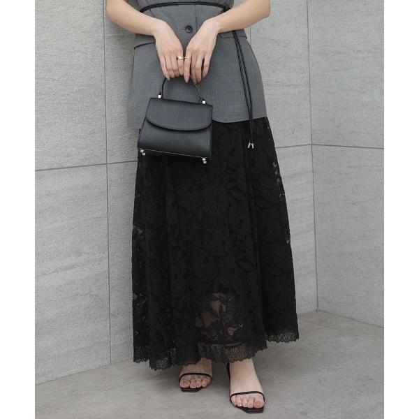 ZOZO問い合わせ番号:105703856ショップ:anuans，アニュアンスブランド:anuans，アニュアンス商品名:オーナメントレースセミフレアスカートカテゴリ:スカート>スカートブランド品番:1526221121-0素材:表地...