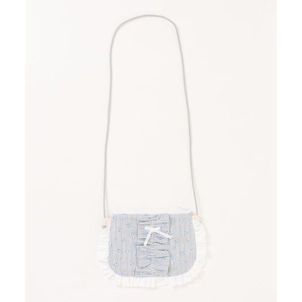 ZOZO問い合わせ番号:105709052ショップ:Wonder apartment，ワンダーアパートメントブランド:nino，ニノ商品名:ストライプミニフラワーポシェットカテゴリ:バッグ>ショルダーバッグブランド品番:1262-93...