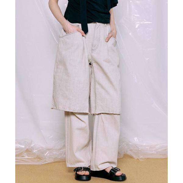 ZOZO問い合わせ番号:105721001ショップ:MAISON SPECIAL，メゾン スペシャルブランド:MAISON SPECIAL，メゾンスペシャル商品名:【PRE-ORDER】Layered Denim Pants/レイヤードデニ...