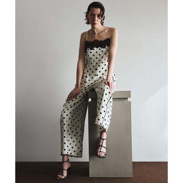 ZOZO問い合わせ番号:105728183ショップ:MAISON SPECIAL，メゾン スペシャルブランド:MAISON SPECIAL，メゾンスペシャル商品名:【PRE-ORDER】Lace Dot Jumpsuit/レースドッドジャン...