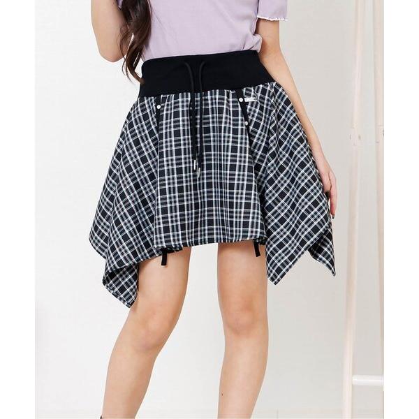 ZOZO問い合わせ番号:105739746ショップ:F.O.Online Store，エフオーオンラインストアブランド:algy，アルジー商品名:アシメヘムチェックスカパンカテゴリ:スカート>スカートブランド品番:G218926素材:...