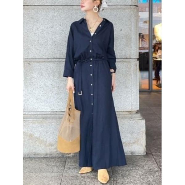 『タイムセール実施中』ZOZO問い合わせ番号:105739836ショップ:Te chichi，テチチブランド:Te chichi，テチチ商品名:レーヨンリネン共ベルトシャツワンピースカテゴリ:ワンピース/ドレス>ワンピースブランド品番...