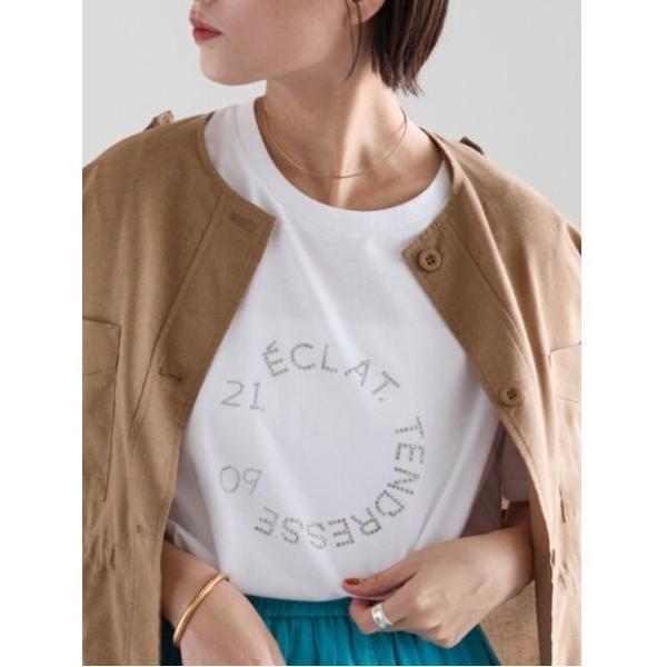 ZOZO問い合わせ番号:105739837ショップ:Te chichi，テチチブランド:Te chichi，テチチ商品名:ラインストーンサークルロゴTシャツカテゴリ:トップス>Tシャツ/カットソーブランド品番:2202158-22-1...
