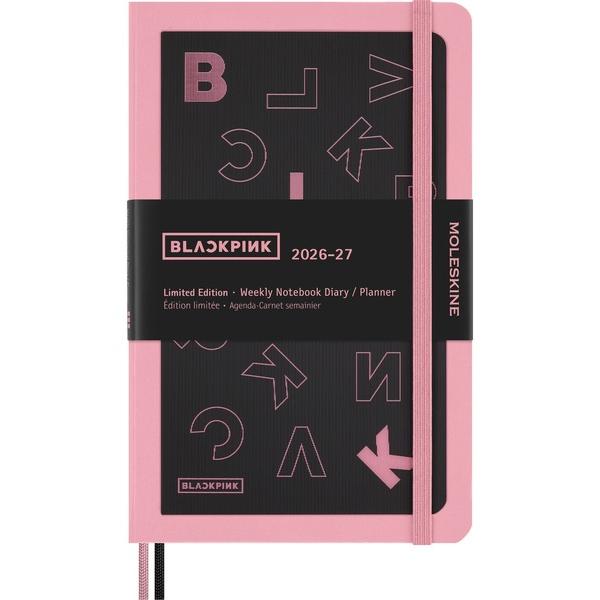 ZOZO問い合わせ番号:105740305ショップ:MOLESKINE，モレスキンブランド:MOLESKINE，モレスキン商品名:モレスキン × BLACKPINK 2026年 7月始まり 18ヵ月 ウィークリーダイアリー ラージサイズ (...