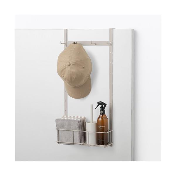 ZOZO問い合わせ番号:105740467ショップ:無印良品，ムジルシリョウヒンブランド:無印良品，ムジルシリョウヒン商品名:ドアにつける収納　高さ調節できるフック　ポケット付　約幅２８．５×奥行（取り付け部分含む）１３．０×高さ５８．５ｃ...