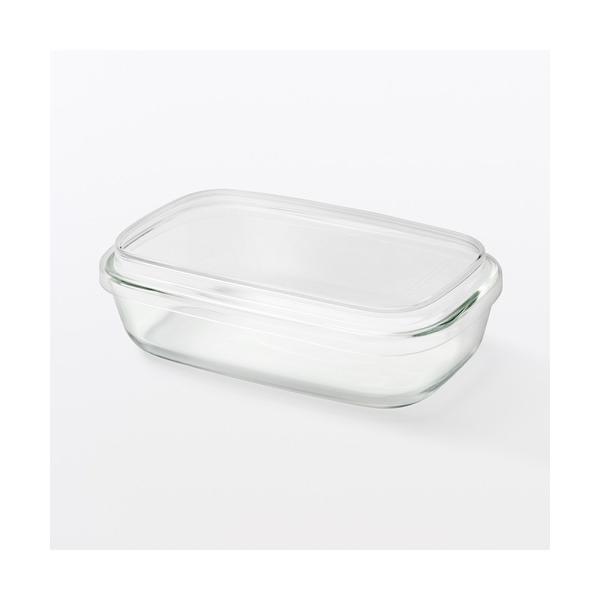 ZOZO問い合わせ番号:105740482ショップ:無印良品，ムジルシリョウヒンブランド:無印良品，ムジルシリョウヒン商品名:蓋をしたままレンジで使える　耐熱ガラス容器　長方形／大　約６４０ｍＬカテゴリ:食器/キッチン>キッチンツール...