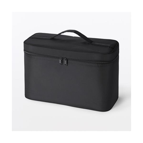 ZOZO問い合わせ番号:105740511ショップ:無印良品，ムジルシリョウヒンブランド:無印良品，ムジルシリョウヒン商品名:再生ナイロンメイクボックス　Ｌ　約３６×１６．５×２３ｃｍカテゴリ:インテリア>収納グッズブランド品番:45...