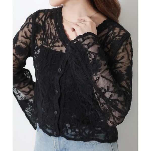 『タイムセール実施中』ZOZO問い合わせ番号:105740687ショップ:Bonjour Sagan，ボンジュールサガンブランド:Riberry，リベリー，Bonjour Sagan，ボンジュールサガン商品名:かぎ針編みレースカーディガンカ...