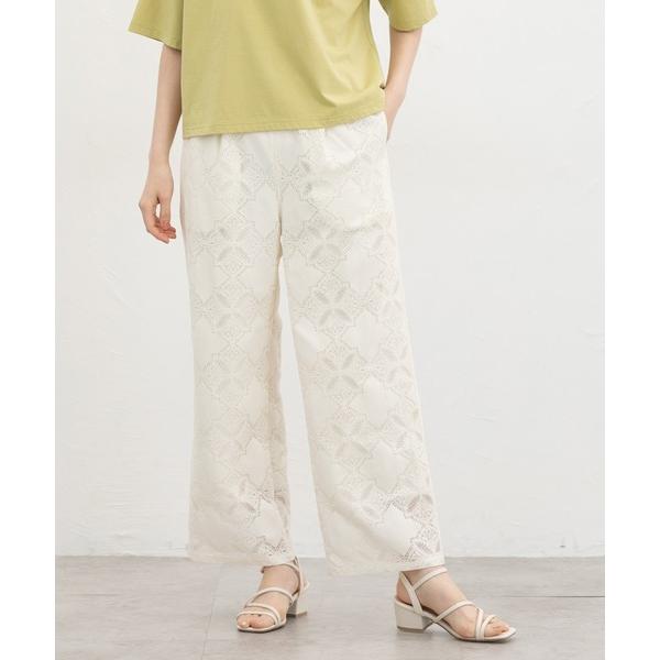 ZOZO問い合わせ番号:105741108ショップ:Honeys，ハニーズブランド:Honeys，ハニーズ，GLACIER，グラシア商品名:レースストレートパンツカテゴリ:パンツ>その他パンツブランド品番:534-74-1175素材:...