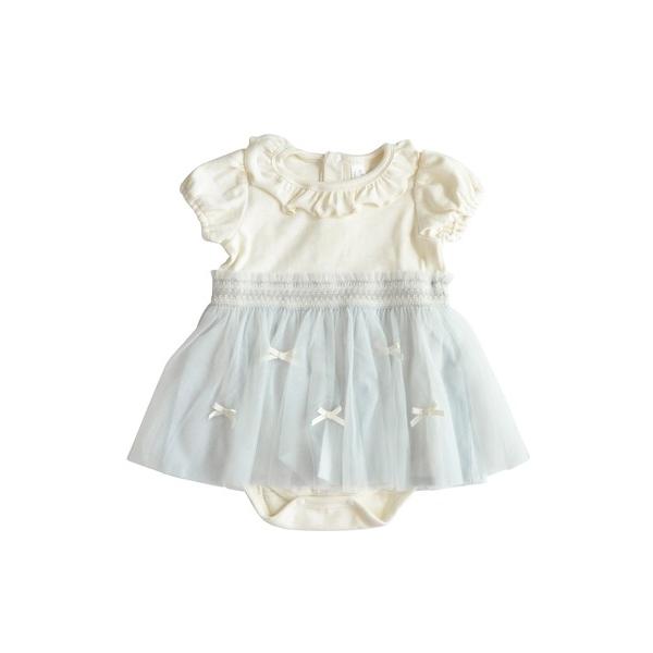 ZOZO問い合わせ番号:105741131ショップ:DADWAY，ダッドウェイブランド:DADWAY，ダッドウェイ商品名:coto cotte　リボンスモッキング刺繍 チュールボディカテゴリ:ワンピース/ドレス>ワンピースブランド品番...