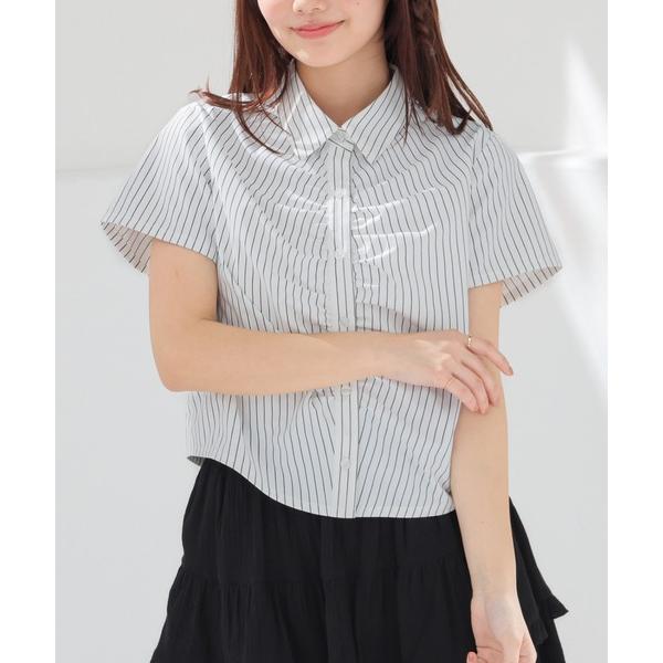 ZOZO問い合わせ番号:105741157ショップ:Honeys，ハニーズブランド:Honeys，ハニーズ，COLZA，コルザ商品名:フロントギャザーシャツカテゴリ:トップス>シャツ/ブラウスブランド品番:457-64-0302素材:...