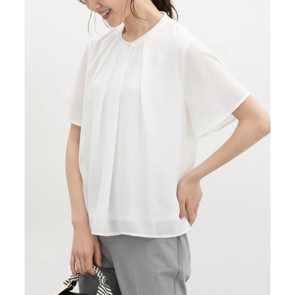 ZOZO問い合わせ番号:105741159ショップ:Honeys，ハニーズブランド:Honeys，ハニーズ，GLACIER，グラシア商品名:【ハニさら・接触冷感】バンドカラーブラウスカテゴリ:トップス>シャツ/ブラウスブランド品番:5...