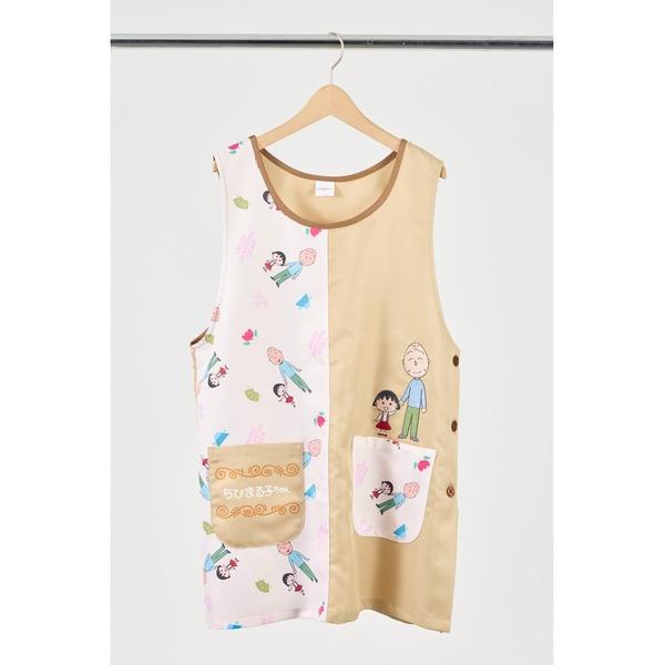 ZOZO問い合わせ番号:105741246ショップ:salle de bal，サルデバルブランド:salle de bal，サルデバル商品名:【 ちびまる子ちゃん 】 まるちゃん ともぞう エプロン　GNIカテゴリ:食器/キッチン>エ...