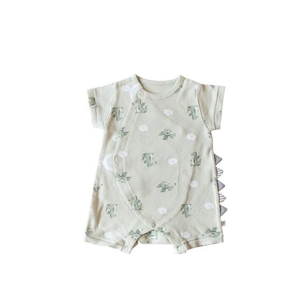 ※このアイテムは返品・交換対象外商品です。ZOZO問い合わせ番号:105741555ショップ:DADWAY，ダッドウェイブランド:DADWAY，ダッドウェイ商品名:mocmof ドラゴン柄サマーロンパースカテゴリ:ママ＆ベビー>ロンパ...