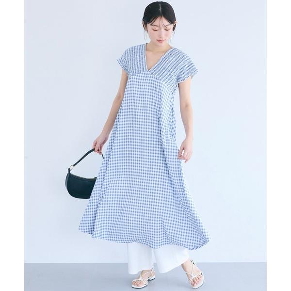 ZOZO問い合わせ番号:105741974ショップ:coca，コカブランド:coca（coca），コカ商品名:シャーリングバックリボンワンピースカテゴリ:ワンピース/ドレス>ワンピースブランド品番:36-250833001-09素材:...