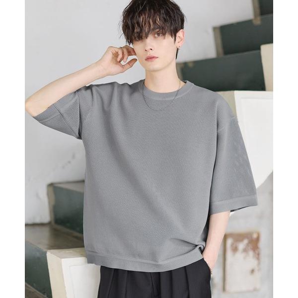ZOZO問い合わせ番号:105742041ショップ:ASTRONOMY，アストロノミーブランド:ASTRONOMY，アストロノミー商品名:【ウォッシャブル/速乾/イージーケア】スポンディッシュメッシュシアー半袖ニットカテゴリ:トップス&gt...