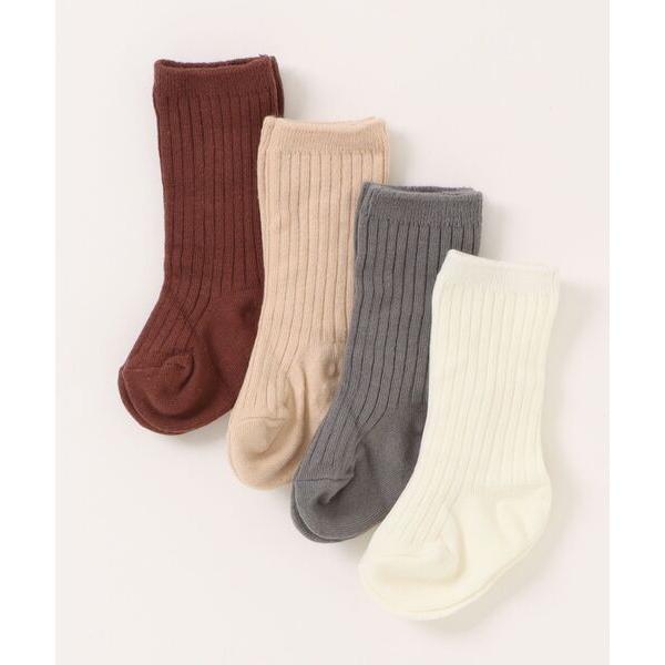 『タイムセール実施中』※このアイテムは返品・交換対象外商品です。ZOZO問い合わせ番号:105742360ショップ:MaG.，マグブランド:Quincy Mae，クインシーメイ商品名:【Quincy Mae】SOCKS， SET OF 4 ...