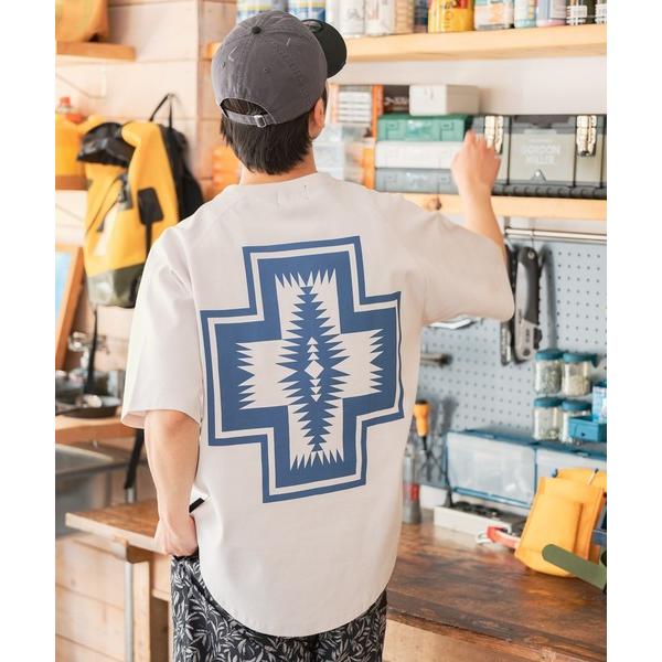ZOZO問い合わせ番号:105742361ショップ:BAYFLOW，ベイフローブランド:PENDLETON，ペンドルトン，BAYFLOW，ベイフロー商品名:【PENDLETON(ペンドルトン)】別注SOLOTEXバックプリントTシャツ26S...