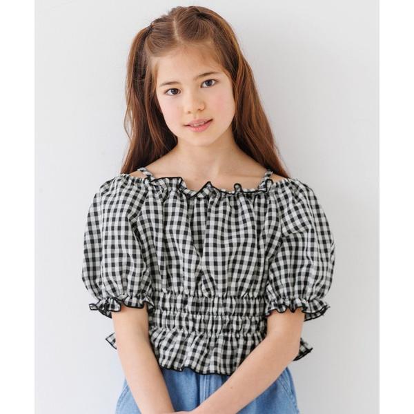 ZOZO問い合わせ番号:105742394ショップ:coca，コカブランド:coca（coca），コカ商品名:キッズ　ギンガムチェックブラウスカテゴリ:トップス>シャツ/ブラウスブランド品番:26-251111201-13素材:綿52...