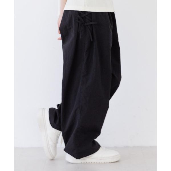 ZOZO問い合わせ番号:105742402ショップ:coca，コカブランド:coca（coca），コカ商品名:キッズ　アシメレースアップワイドパンツカテゴリ:パンツ>その他パンツブランド品番:26-251134201-13素材:ナイロ...