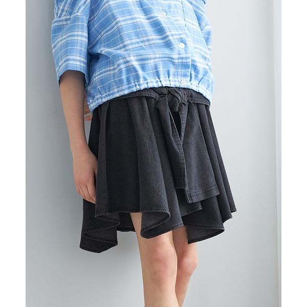 ZOZO問い合わせ番号:105742411ショップ:coca，コカブランド:coca（coca），コカ商品名:キッズ　デニム腰巻風スカートカテゴリ:スカート>スカートブランド品番:36-251133201-10素材:綿60%レーヨン1...