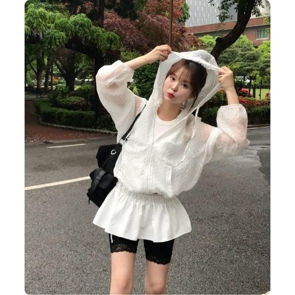 『タイムセール実施中』ZOZO問い合わせ番号:105742529ショップ:Bonjour Sagan，ボンジュールサガンブランド:I.O.E，アイオイ商品名:ドットデザイン シアーフーディージャケットカテゴリ:ジャケット/アウター>マ...