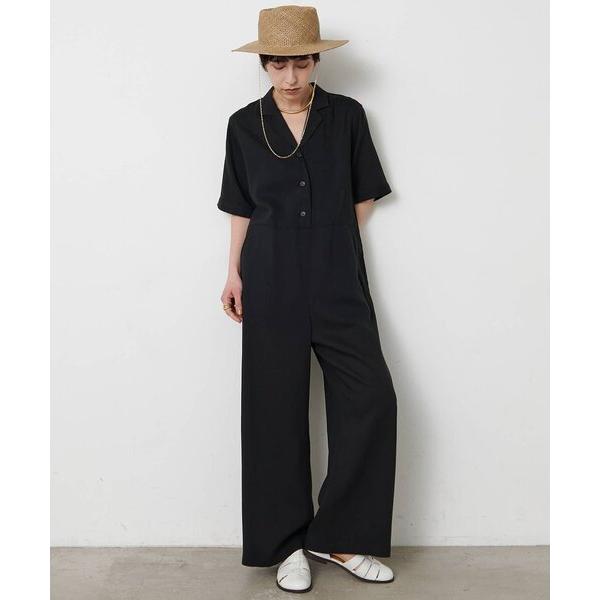 ZOZO問い合わせ番号:105742808ショップ:Whim Gazette，ウィムガゼットブランド:THE PAUSE，ザ ポーズ，Whim Gazette，ウィムガゼット商品名:【THE PAUSE】リネン混カイキンジャンプスーツカテゴ...