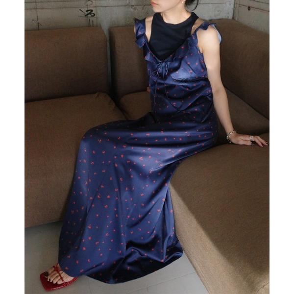 ZOZO問い合わせ番号:105742916ショップ:AMERI VINTAGE，アメリビンテージブランド:Ameri，アメリ商品名:MEDI FRUIT DOT CAMISOLE DRESSカテゴリ:ワンピース/ドレス>ドレスブランド...