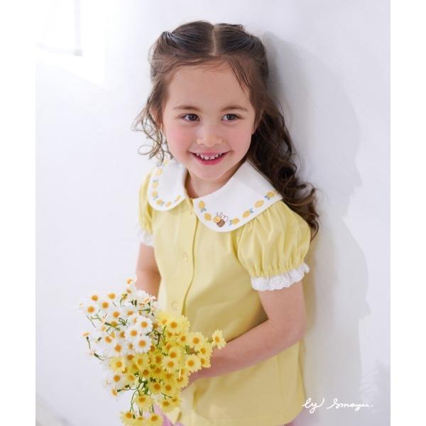 ZOZO問い合わせ番号:105743317ショップ:KIMURATAN ONLINE，キムラタン オンラインブランド:coeur a coeur，クーラクール商品名:【想馬まゆ×coeur a coeur】レモン刺繍襟半袖ブラウスカテゴリ:...