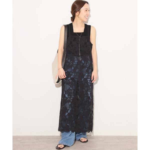 ZOZO問い合わせ番号:105743695ショップ:JOURNAL STANDARD，ジャーナルスタンダードブランド:JOURNAL STANDARD relume，ジャーナルスタンダード　レリューム商品名:スカラレースキャミワンピースカテ...