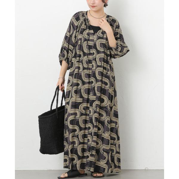 ZOZO問い合わせ番号:105743696ショップ:JOURNAL STANDARD，ジャーナルスタンダードブランド:JOURNAL STANDARD relume，ジャーナルスタンダード　レリューム商品名:モダンアフリカンプリントワンピー...