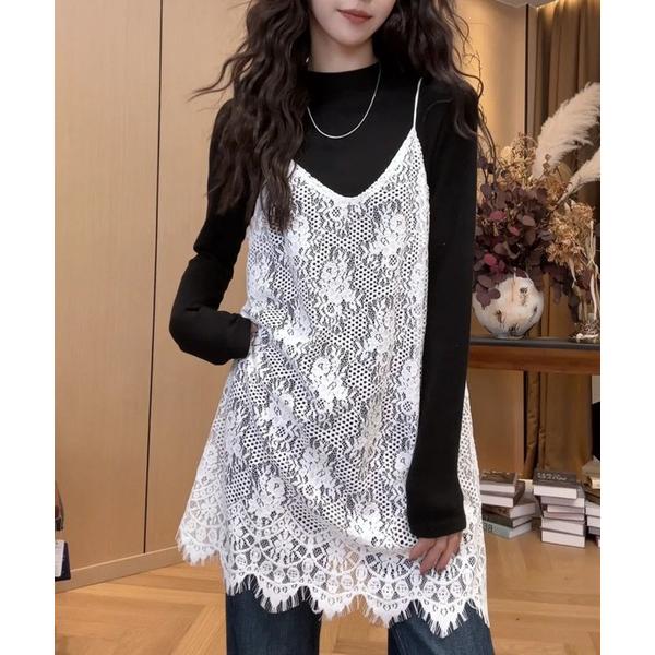 『タイムセール実施中』ZOZO問い合わせ番号:105743906ショップ:Mayree，メイリーブランド:almo，アルモ，Mayree，メイリー商品名:【Bls】 【ZL】【Bling Leads】レース編みレイヤードキャミソール(BL)...