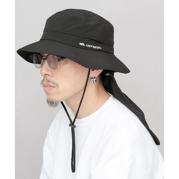 『タイムセール実施中』ZOZO問い合わせ番号:105744592ショップ:A.M.S.，エーエムエスブランド:KRIFF MAYER，クリフメイヤー商品名:通気性抜群 エアリーポリエステル サンシェード付き アウトドアハットカテゴリ:帽子&...