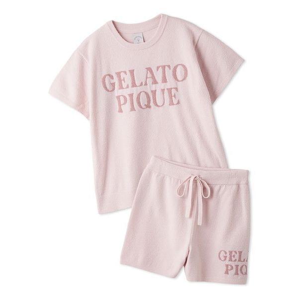 ZOZO問い合わせ番号:105780122ショップ:gelato pique，ジェラート　ピケブランド:gelato pique，ジェラートピケ商品名:【JUNIOR】スムーズィーロゴジャガードプルオーバー＆ショートパンツセットカテゴリ:ル...