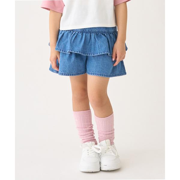 ZOZO問い合わせ番号:105780190ショップ:petit main，プティマインブランド:minimal，ミニマル商品名:デニムティアードスカパンカテゴリ:スカート>スカートブランド品番:4361120素材:綿100%原産国:中...