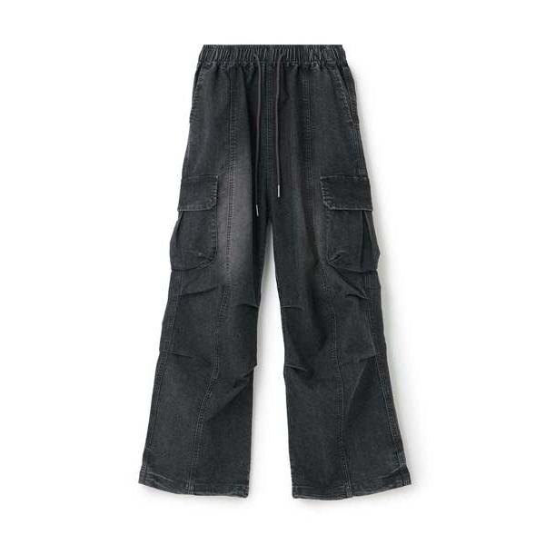 ZOZO問い合わせ番号:105780223ショップ:NARUMIYA ONLINE，ナルミヤ オンラインブランド:LOVETOXIC，ラブトキシック商品名:【LTXC/速乾/ストレッチ】デニムカーゴパンツカテゴリ:パンツ>その他パンツ...