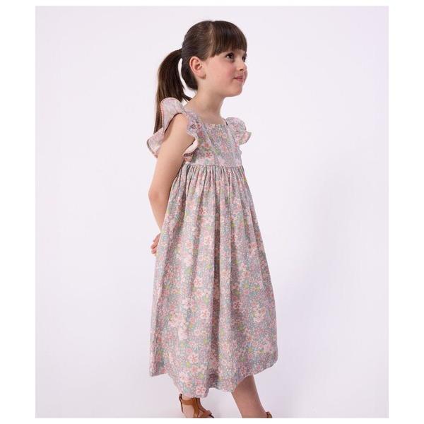 ZOZO問い合わせ番号:105780389ショップ:PETIT BATEAU，プチバトーブランド:PETIT BATEAU，プチバトー商品名:フラワープリントワンピースカテゴリ:ワンピース/ドレス>ワンピースブランド品番:A0FISB...