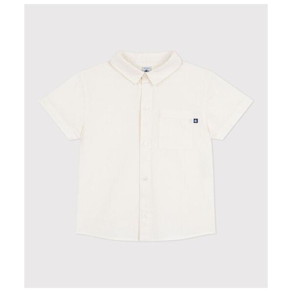 『セール実施中』ZOZO問い合わせ番号:105780427ショップ:PETIT BATEAU，プチバトーブランド:PETIT BATEAU，プチバトー商品名:コットンリネン半袖シャツカテゴリ:トップス>シャツ/ブラウスブランド品番:A...