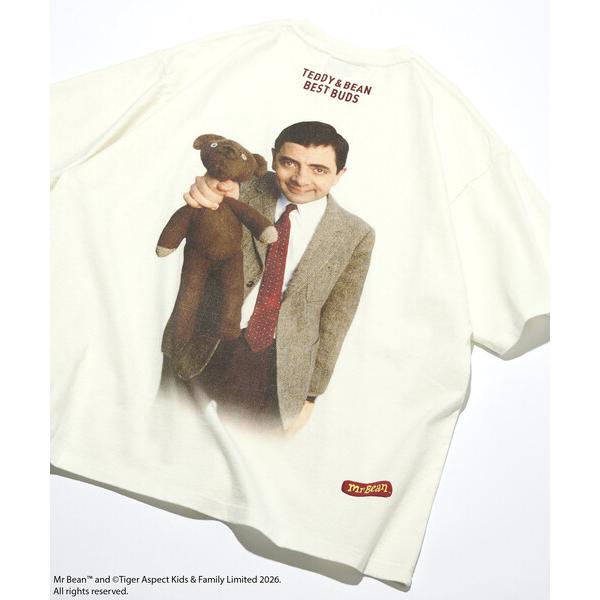 ZOZO問い合わせ番号:105780451ショップ:FREAK'S STORE，フリークスストアブランド:FREAK'S STORE，フリークスストア商品名:Mr. Bean/ミスタービーン Back Print Tee /Teddy ＆ ...