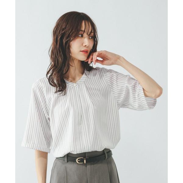 ZOZO問い合わせ番号:105780537ショップ:GLOBAL WORK，グローバルワークブランド:GLOBAL WORK，グローバルワーク商品名:キレイつづく2wayタック5分袖/636634カテゴリ:トップス>シャツ/ブラウスブ...