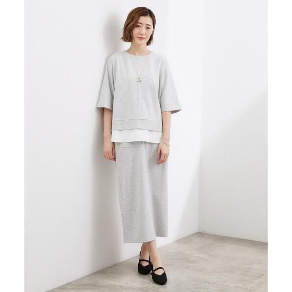 ZOZO問い合わせ番号:105781136ショップ:grove，グローブブランド:grove，グローブ商品名:【時短コーデ】シルキーポンチレイヤード風セットアップカテゴリ:ジャケット/アウター>セットアップブランド品番:768-550...