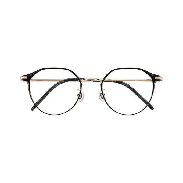 ZOZO問い合わせ番号:105781593ショップ:Zoff，ゾフブランド:Zoff，ゾフ商品名:ボストン型 メガネ｜メタル 高級感 眼鏡 検眼調整 伊達メガネ 度付きレンズ交換 度あり 度なし メンズ ユニセックス おしゃれ 読書 ビジネ...